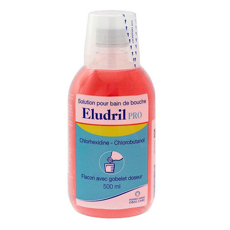 Eludril Pro solution bain de bouche - 500 ml - Pierre Fabre