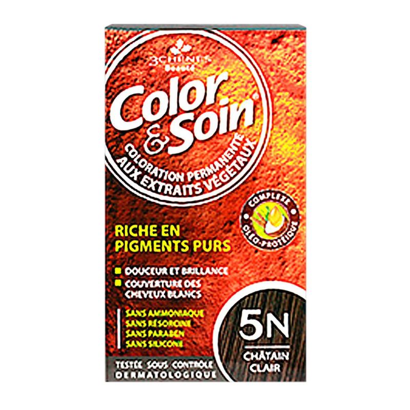 Color & Soin coloration permanente - 5N châtain clair - 5N châtain clair