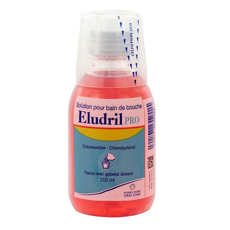 Eludril Pro solution bain de bouche 200ml